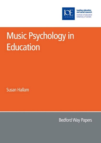 Music Psychology in Education by Susan Hallam (English) Paperback Book ...