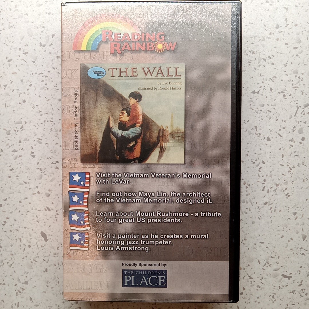 Reading Rainbow VHS "The Wall" Episode #082/155 LeVar Burton ExLib | eBay