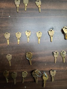 HON office furniture file cabinet desk drawer key code pre cut ...