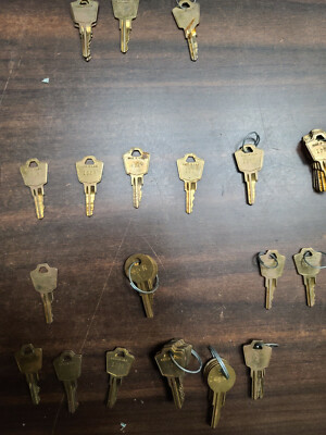 HON office furniture file cabinet desk drawer key code pre cut ...