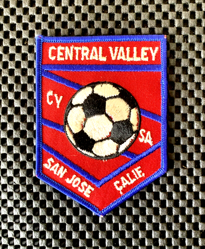 CVSA CENTRAL VALLEY SOCCER ASSOC EMBROIDERED SEW ON PATCH SAN JOSE CA 3 ...
