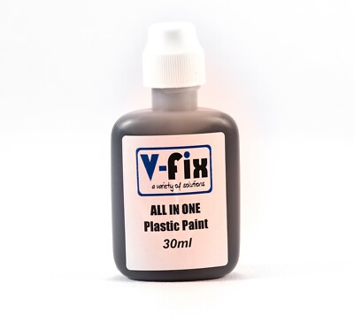 BLACK Plastic Touch Up Paint - Car Interior - Colour Restorer ...