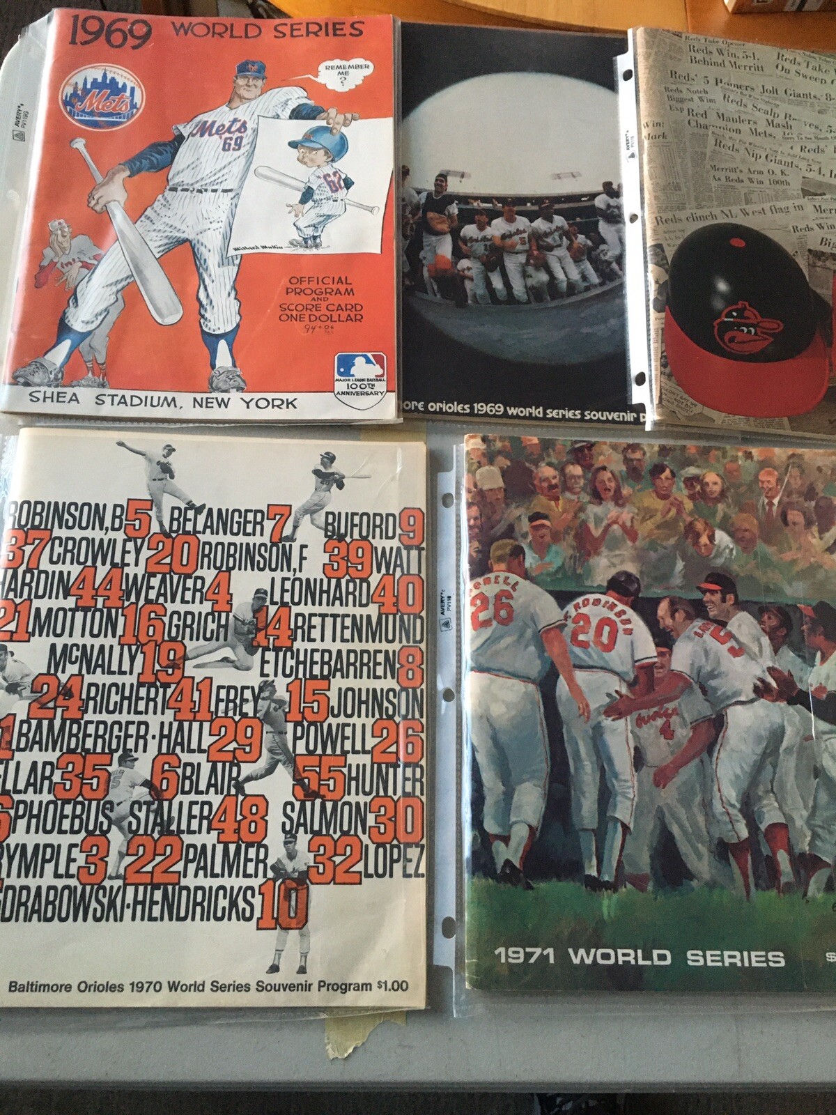 Near Complete Run of World Series Programs 1934 to 1999 72 programs ...