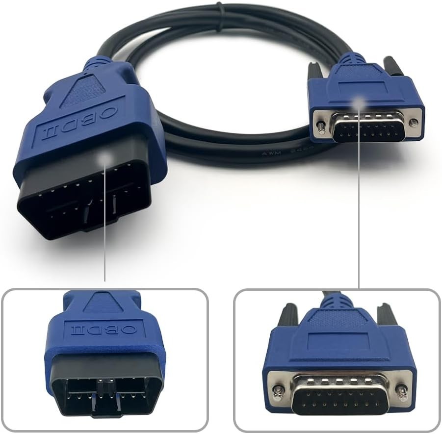 J1962 to 491113 Adapter OBD2 Cable for NEXIQ,USB-Link Diagnotic ...