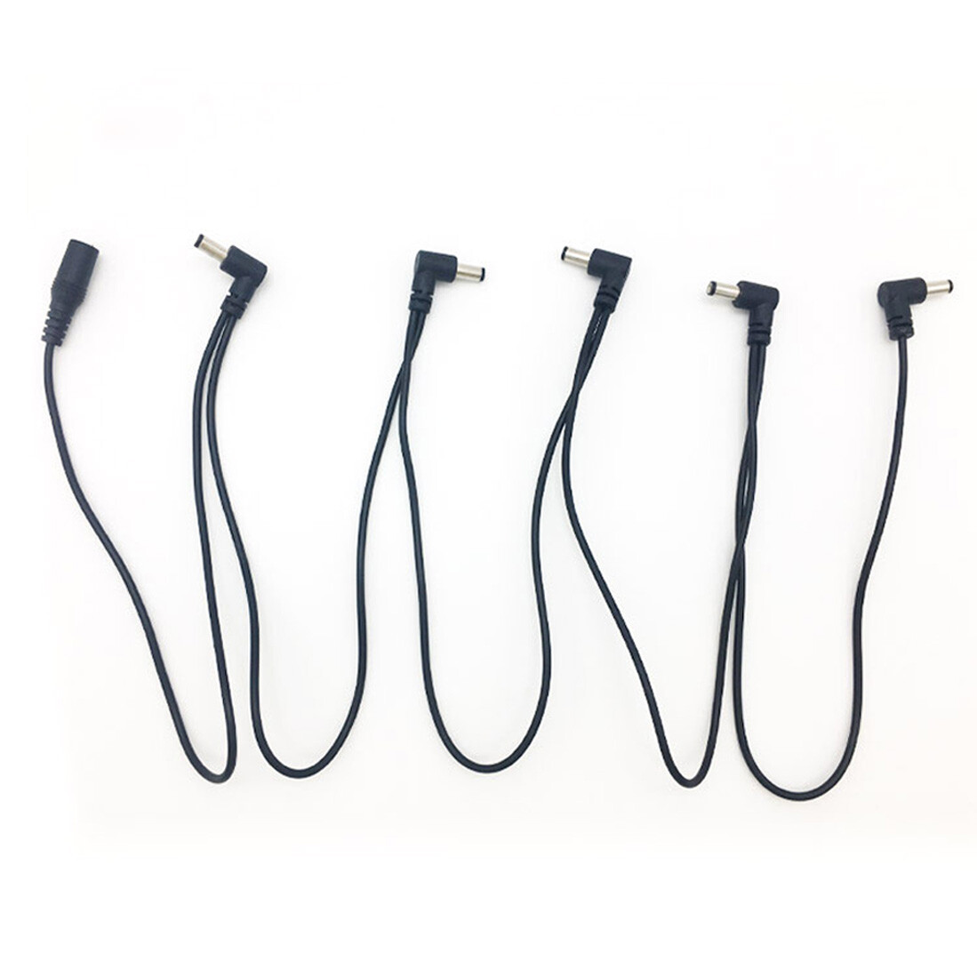 2pcs 9V DC Power Jack Splitter Adapter Daisy Chain 1 to 4 5 Way for ...