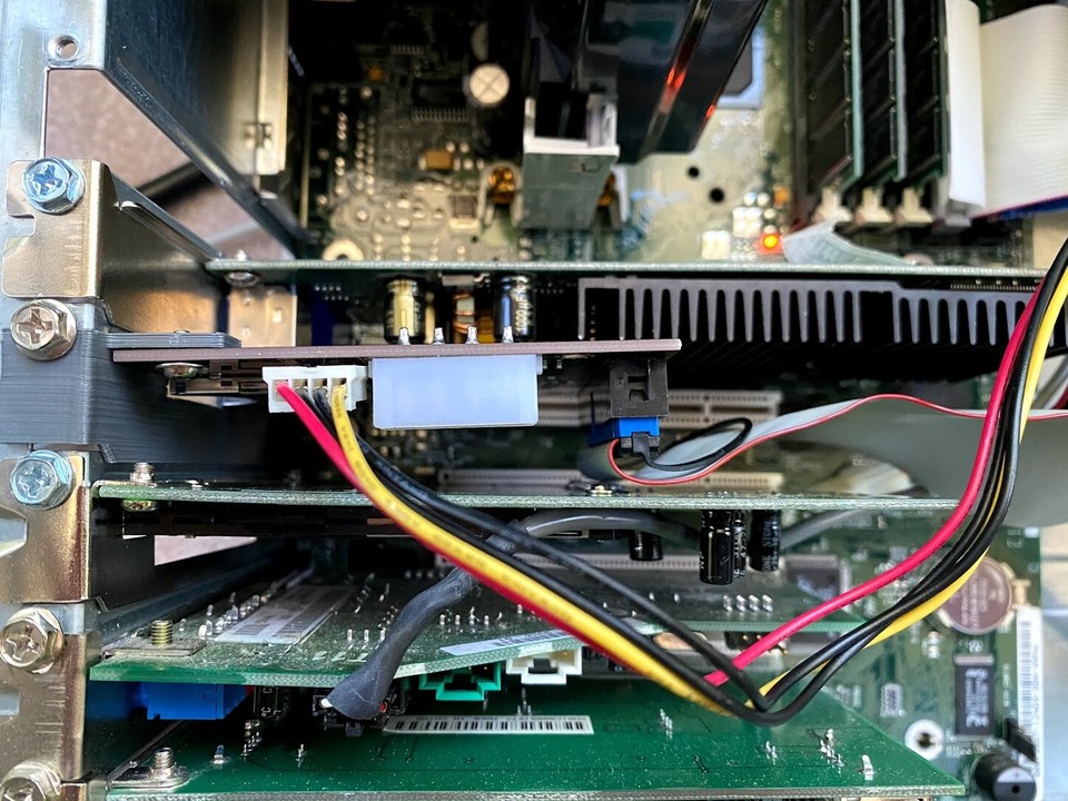 PCI bracket with SD to IDE drive adapter | eBay