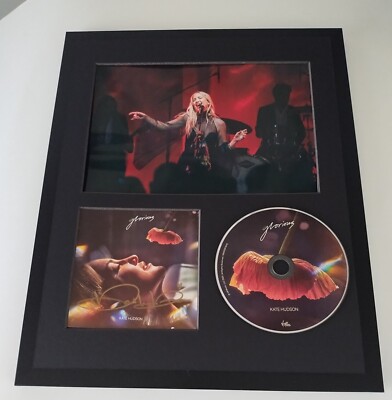 KATE HUDSON SIGNED GLORIOUS CD PHOTO FRAMED DISPLAY ALMOST FAMOUS COA ...