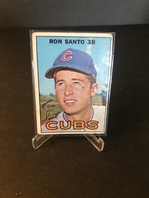 1967 TOPPS #70 RON SANTO HOF CHICAGO CUBS THIRD BASEMAN HOF CUB GREAT ...
