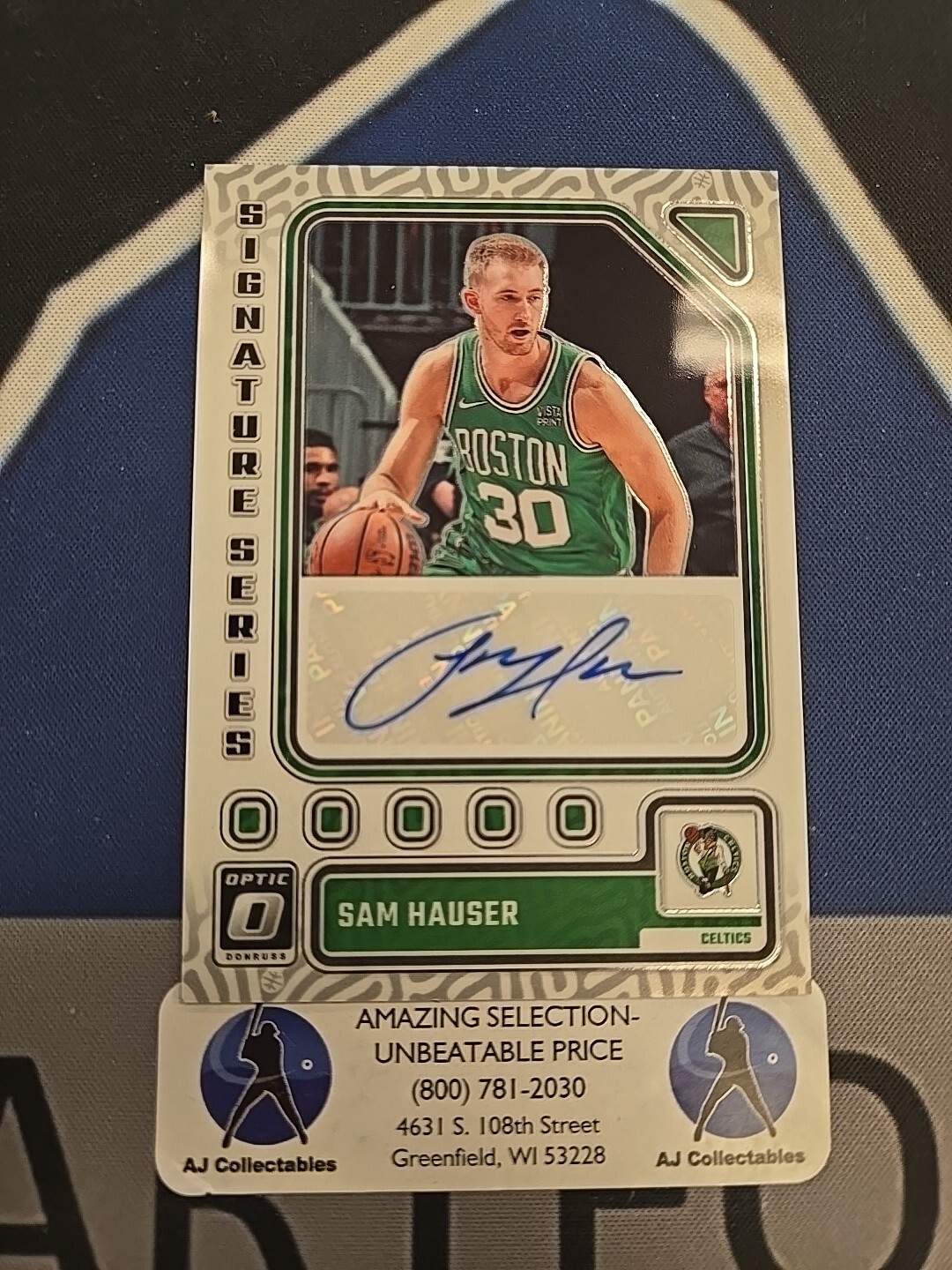 2023-24 Panini Donruss Optic Sam Hauser Signature Series Autograph Card ...