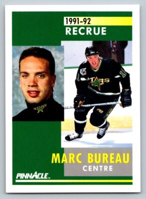 1991-92 Pinnacle French #335 Marc Bureau | eBay
