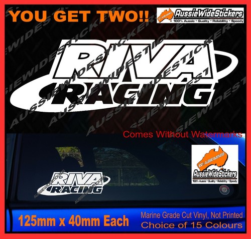 2X RIVA RACING SKIDOO Sticker Decals Car Drift Turbo 125mm each | eBay