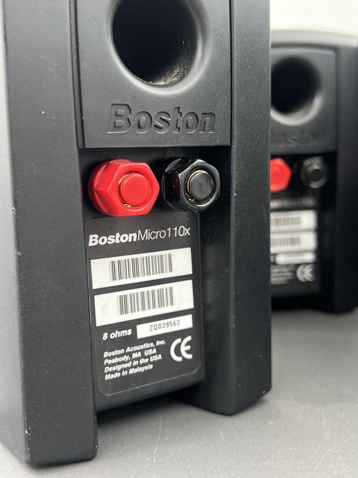 Boston Surround Sound Speaker Set - 5 + Sub - Micro110X, Micro110C ...