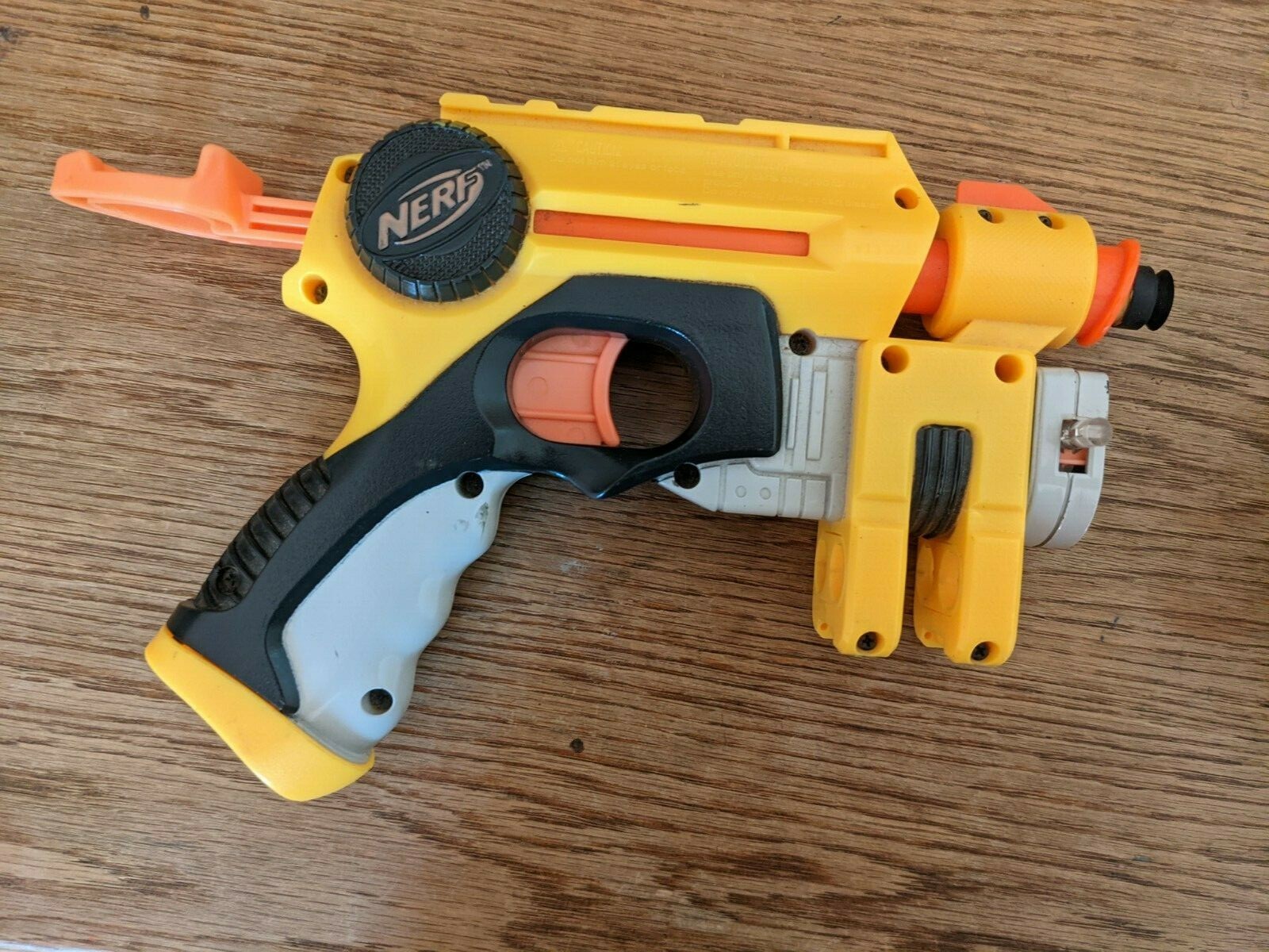 Vintage Nerf C-307A Pull Back Pistol Dart Gun w/ Laser Sight | eBay