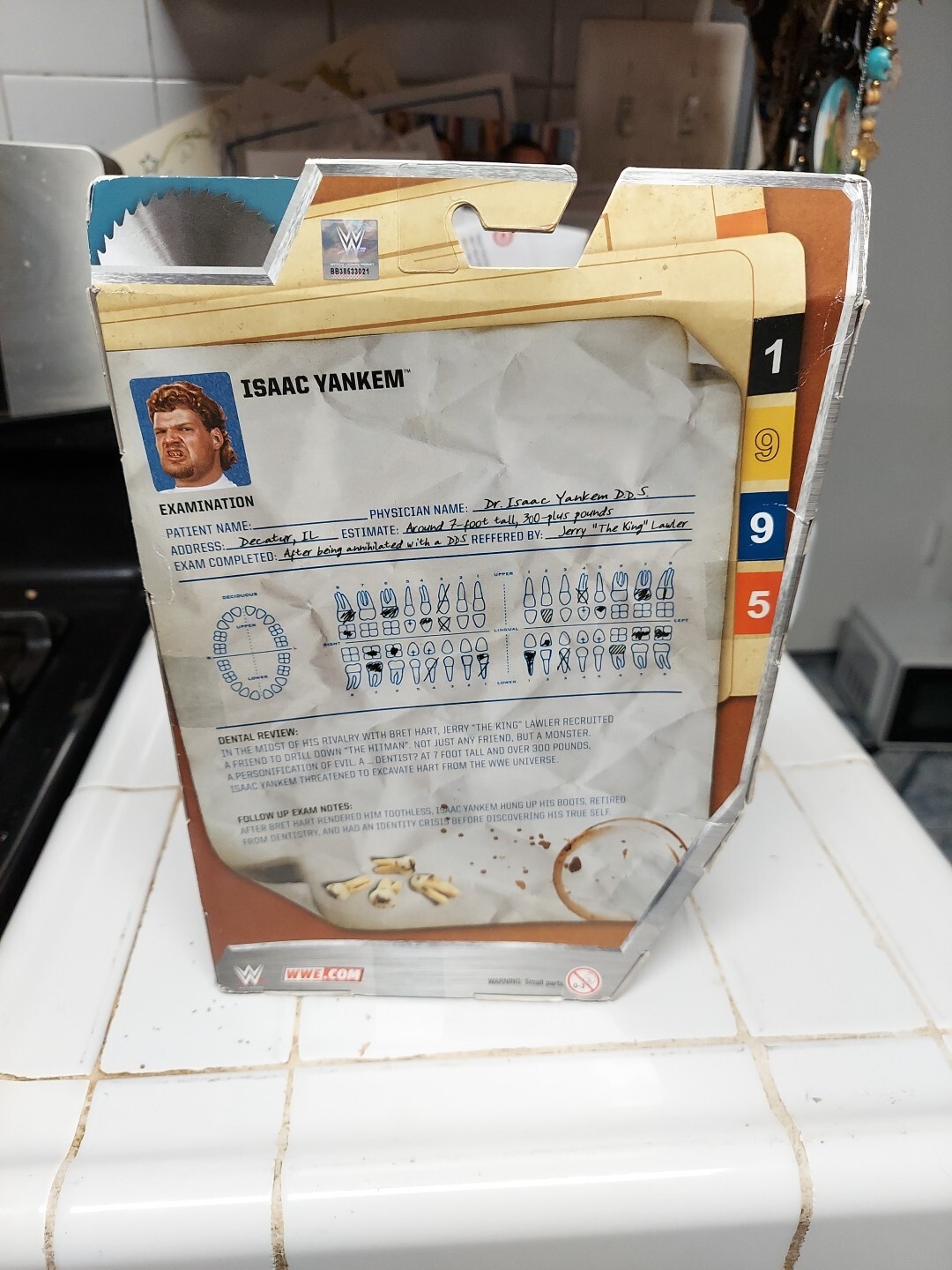 Mattel WWE Elite Flashback Series Isaac Yankem Exclusive Action Figure ...