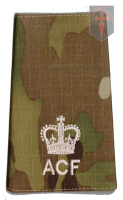 Pair Multicam MTP ACF Major RANK SLIDES ( Army Cadet Force Cadets | eBay