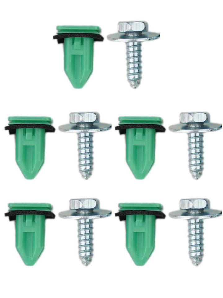 5 Set Car Door Speaker Cover Grommet Screw Nut Clips For-Toyota (10 Pcs ...
