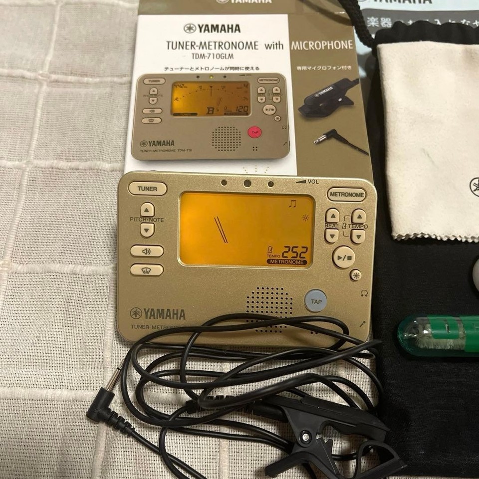 Yamaha TDM-710GLM Trombone Tuner Metronome with Microphone - Brass ...