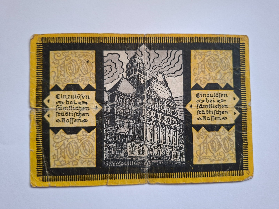 100 mark Germany banknote 1922 Buchftabe | eBay UK