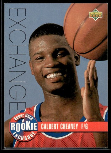 1993-94 Upper Deck Rookie Exchange Calbert Cheaney Washington Bullets # ...