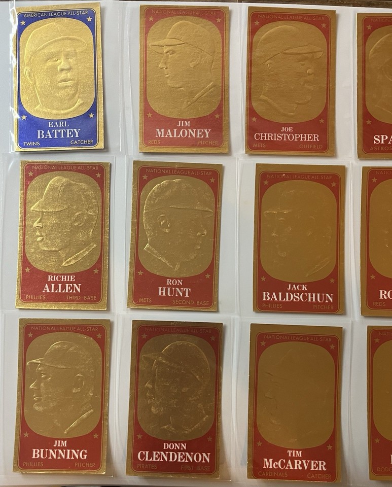 Lot Of 48 - 1965 TOPPS EMBOSSED BASEBALL CARDS | eBay