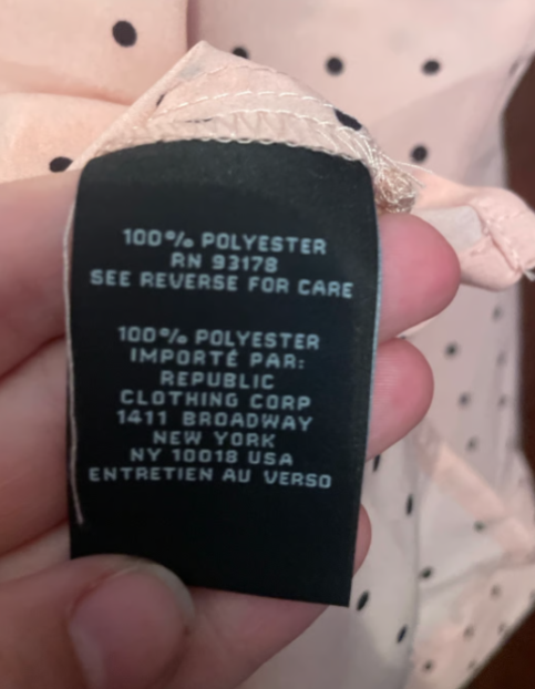 NEW NWT Pink Black Polka Dot L/S Button Womens XL Shirt Blouse Joan Vass B01-10 | eBay