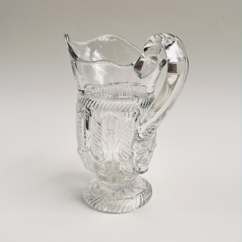EAPG Flint Glass Sugar & Creamer Cable & Fan Pattern. | eBay