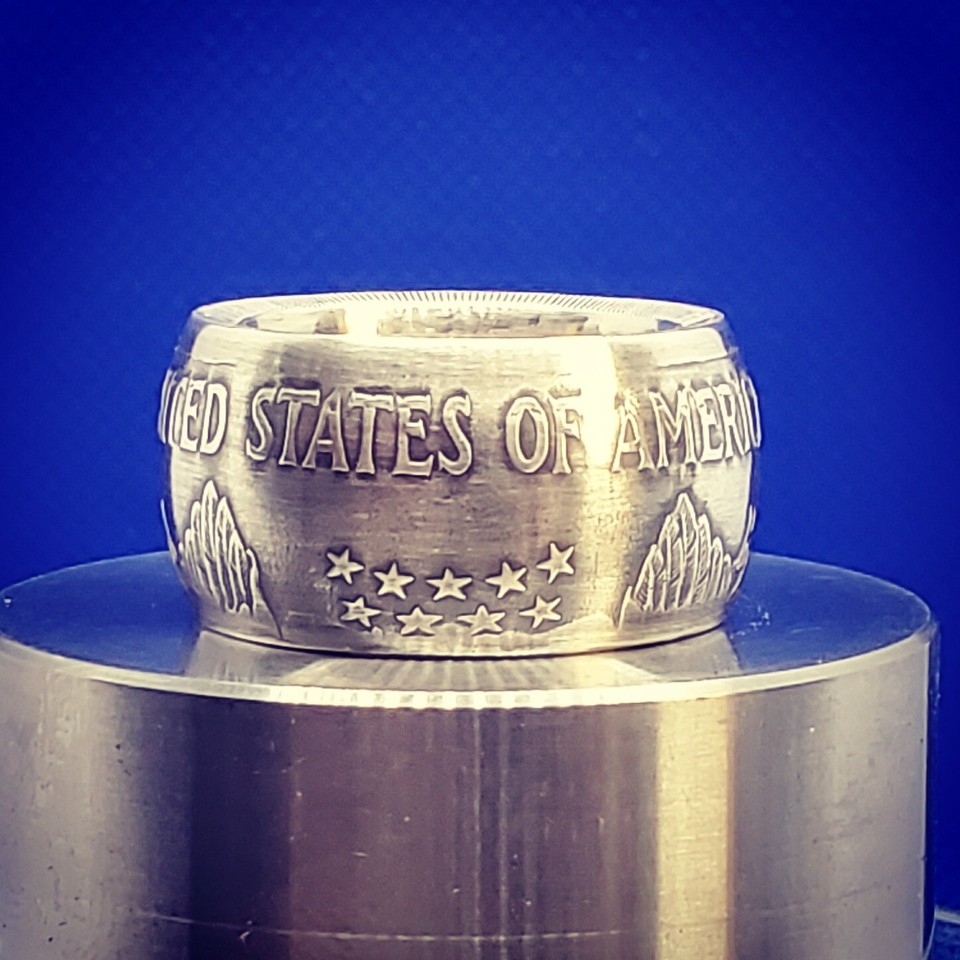 American Silver Eagle Coin Ring. Made To Order In Any Size. ASE. Pure ...