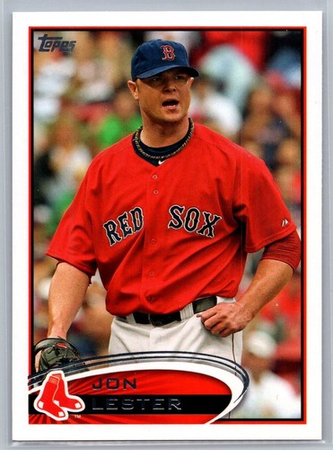 Jon Lester 2012 Topps #10 Boston Red Sox NM-MT | eBay