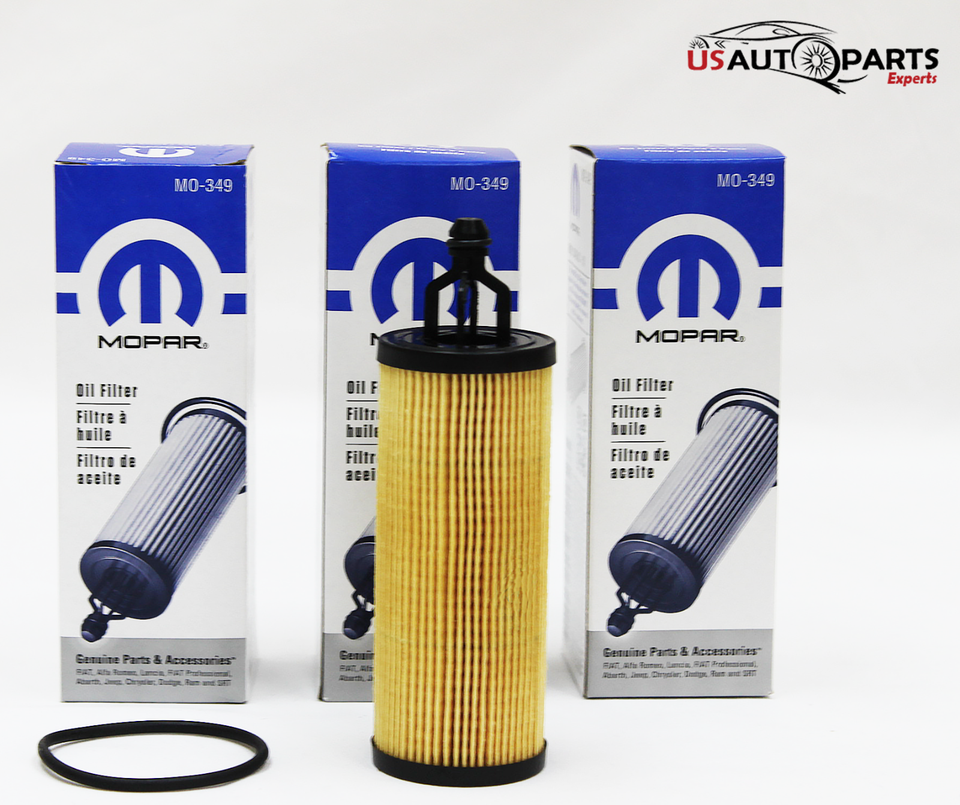 MOPAR- Oil Filter- 68191349AC -Jeep Chrysler Dodge Ram 3.2L 3.6L- 6 ...