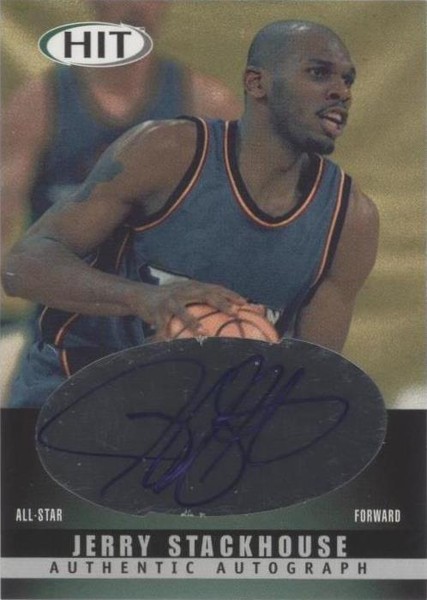 2000 Sage Hit - Autographs Emerald #A3 Jerry Stackhouse (AU) for sale ...