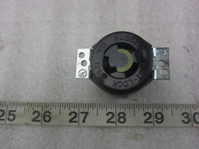 Hubbell HBL 4713A 15A 125V Twist-Lock Receptacle L5-15R, New | eBay