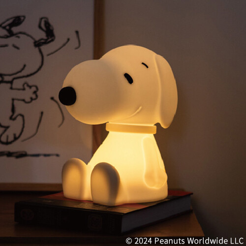 PEANUTS Snoopy FIRST LIGHT LED Tabletop Room Light Rechargeable ...