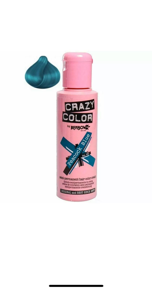 Crazy Colour Semi Permanent Hair Dye 100ml All Colours Available | eBay UK