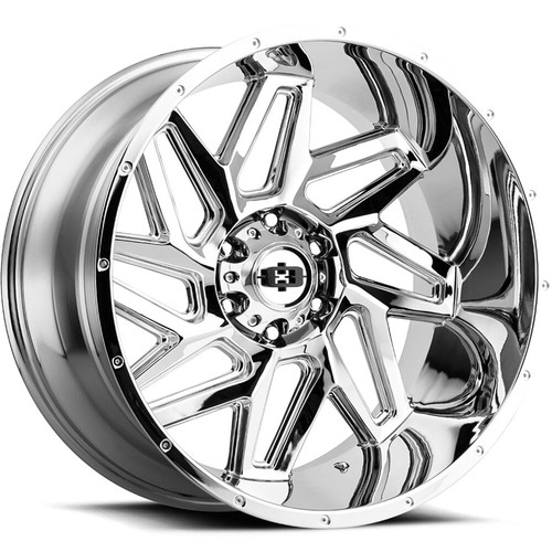 1 Wheel 20" 361 Spyder 20x10 8x170 Chrome -25ET 125.2CB (361-20070C-25 ...