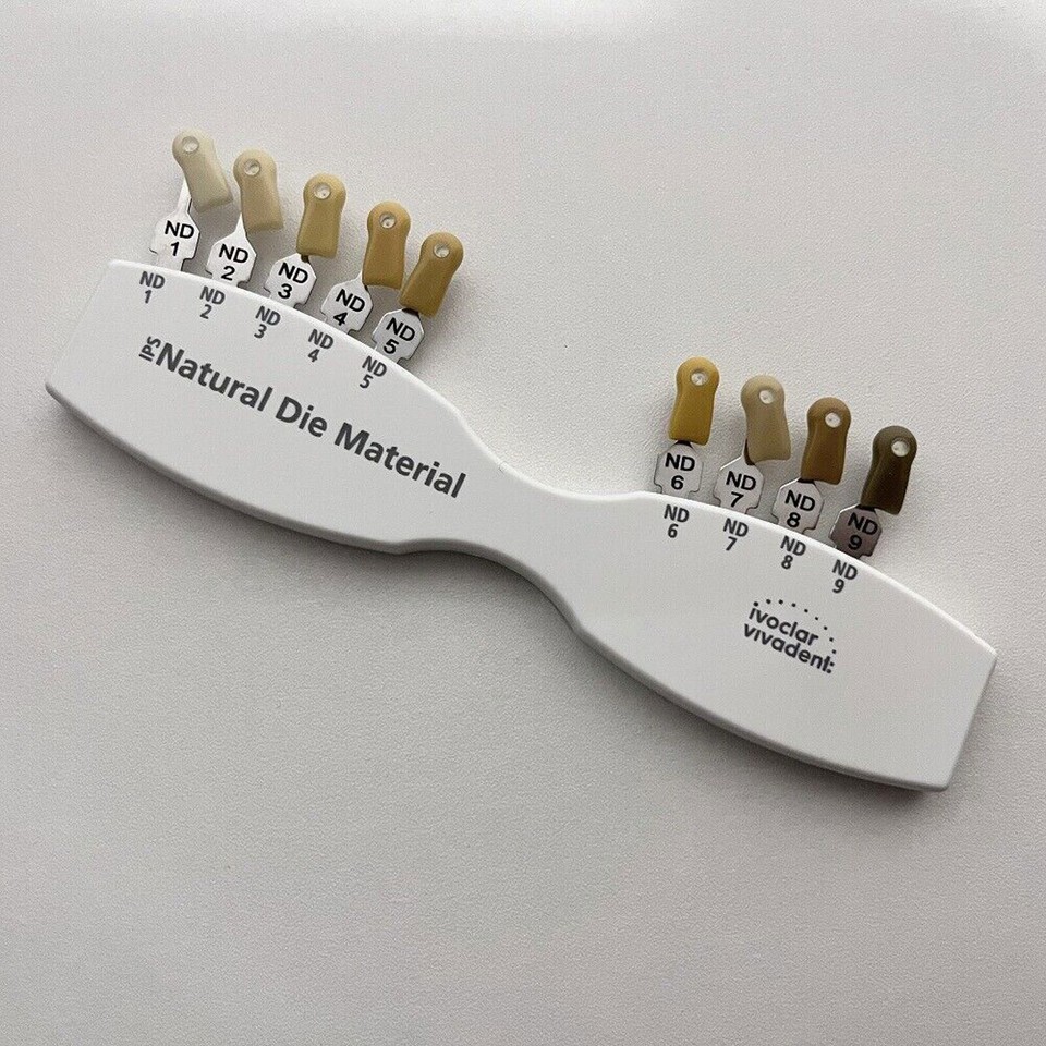 Ivoclar Vivadent Dental Shade Guide A-D 20 or IPS Natural Die ND1-9 ...