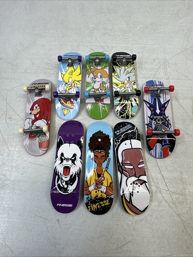 8 Tech Deck Finesse Sonic The Hedgehog Neo Metal Super Knuckles Tails Silver | eBay