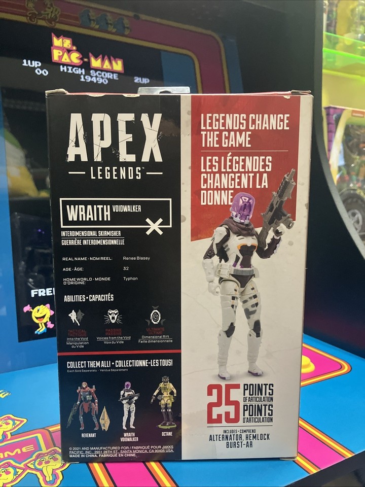 Jakks Pacific Apex Legends Wraith Voidwalker Action Figure | eBay UK