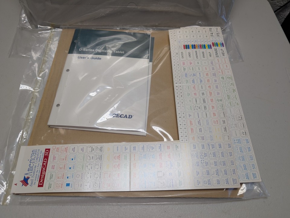 ACECAD D-9000 Tablet With Power Supply and Mouse Vintage Microsoft ...