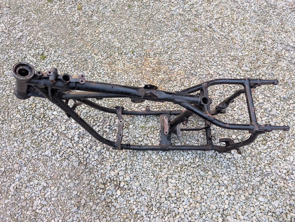 1970 HARLEY DAVIDSON HYDRA GLIDE FLH FRAME W/MATCHING CASE | eBay