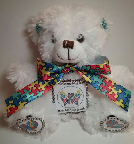 6 In Someone with Autism Loves Me Teddy Bear | eBay