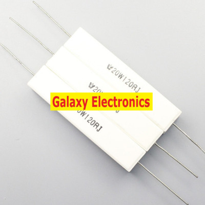 5pcs Brand New 20w 120 ohm 120RJ Cement Resistor Flame Resistance | eBay