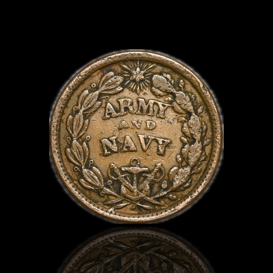 Civil War Token CWT, Patriotic, 1860's, Army & Navy | eBay