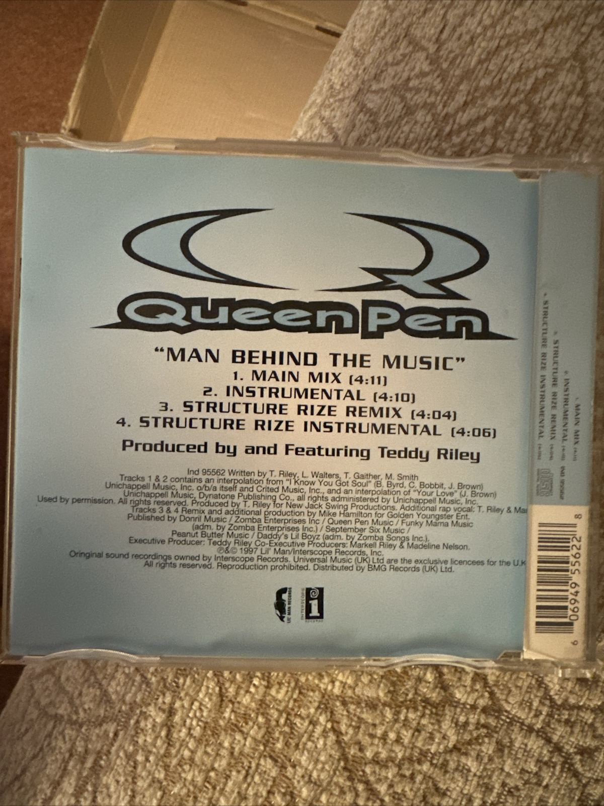 Queen Pen - Man Behind The Music 4 Track Hip Hop / Rap CD Single | eBay