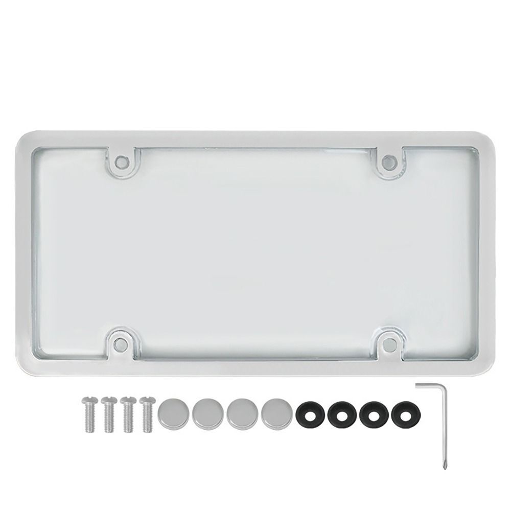 Plastic License Plate Frame Cover Car Plate Holder Car Exterior Decor ...