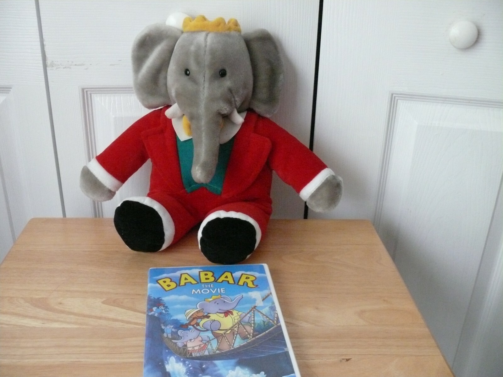 Babar - Plush is Approx. 14" by Gund 1988 and "Babar-the Movie" DVD ...