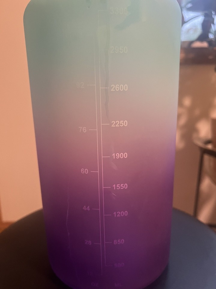 Slm Water Bottle 108 Oz, 3300 ML Purple & Teal Excellent Condition NICE ...