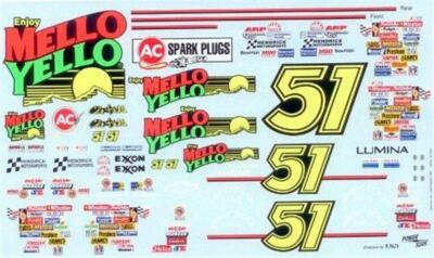 Powerslide #51 Mello Yello 1990 Cole Trickle 1/24 Nascar waterslide ...