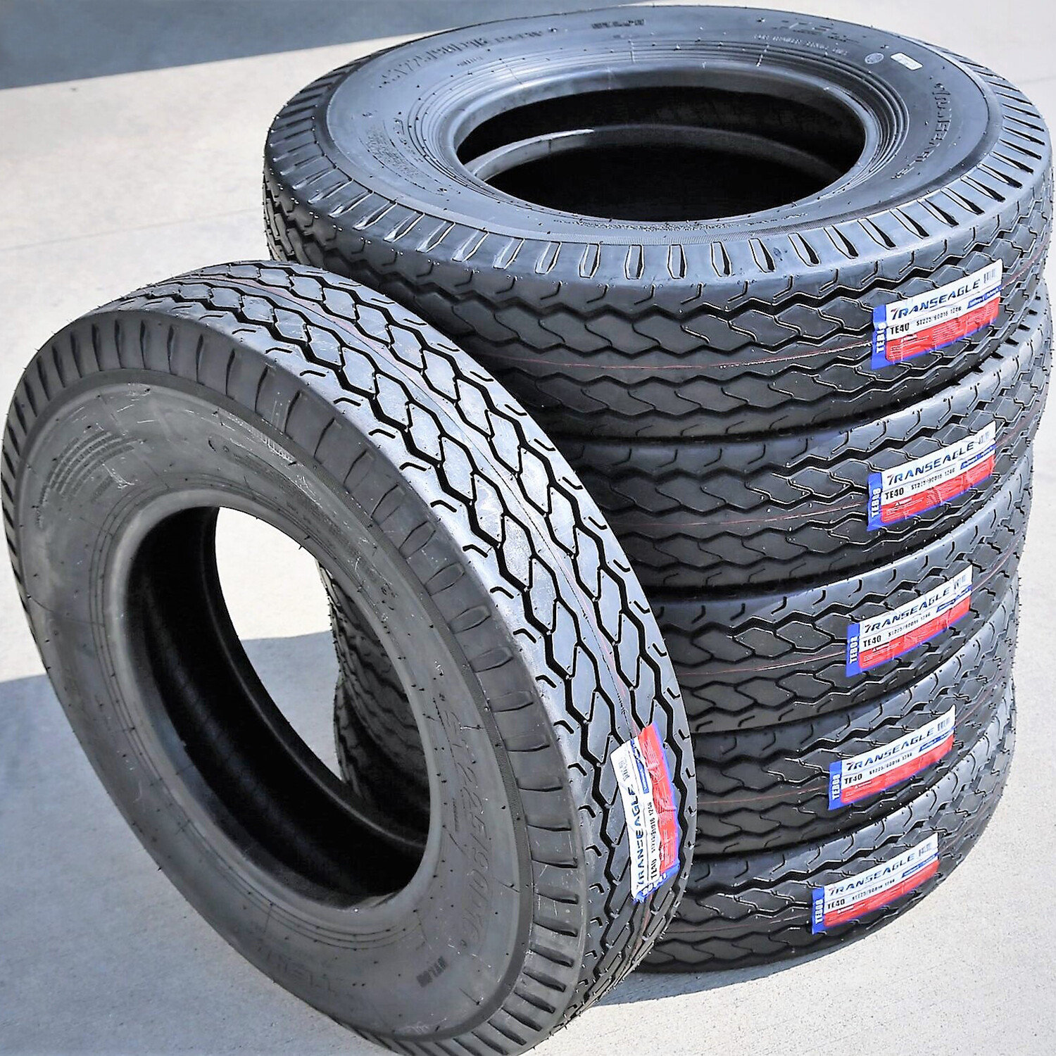 Tire Transeagle TE40 ST 7.5-16 7.50-16 (225/90D16) Load E 10 Ply ...