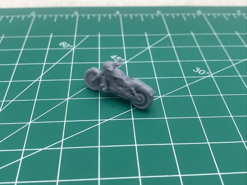 1/64 Motorcycle Harley Davidson For Scale Model Custom Build 3d Resin ...