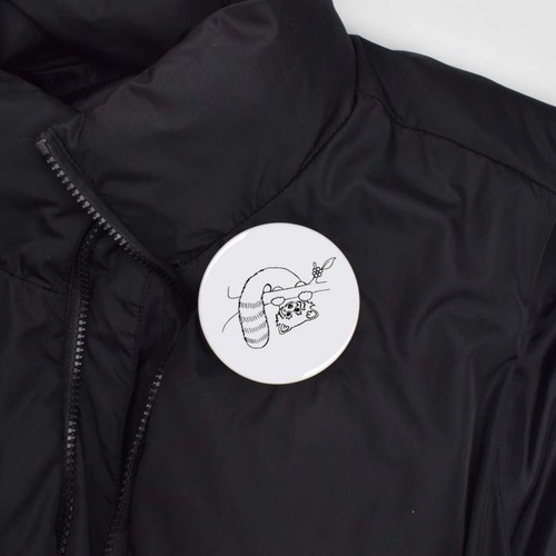 'Red Panda' Button Pin Badges (BB001304) | eBay